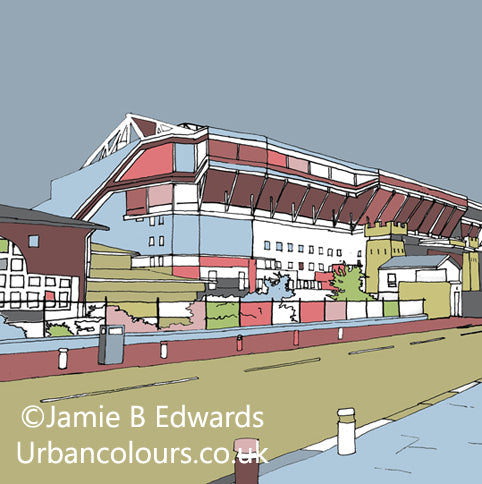 Upton Park Print | West Ham United Gift | West Ham United Souvenir ...